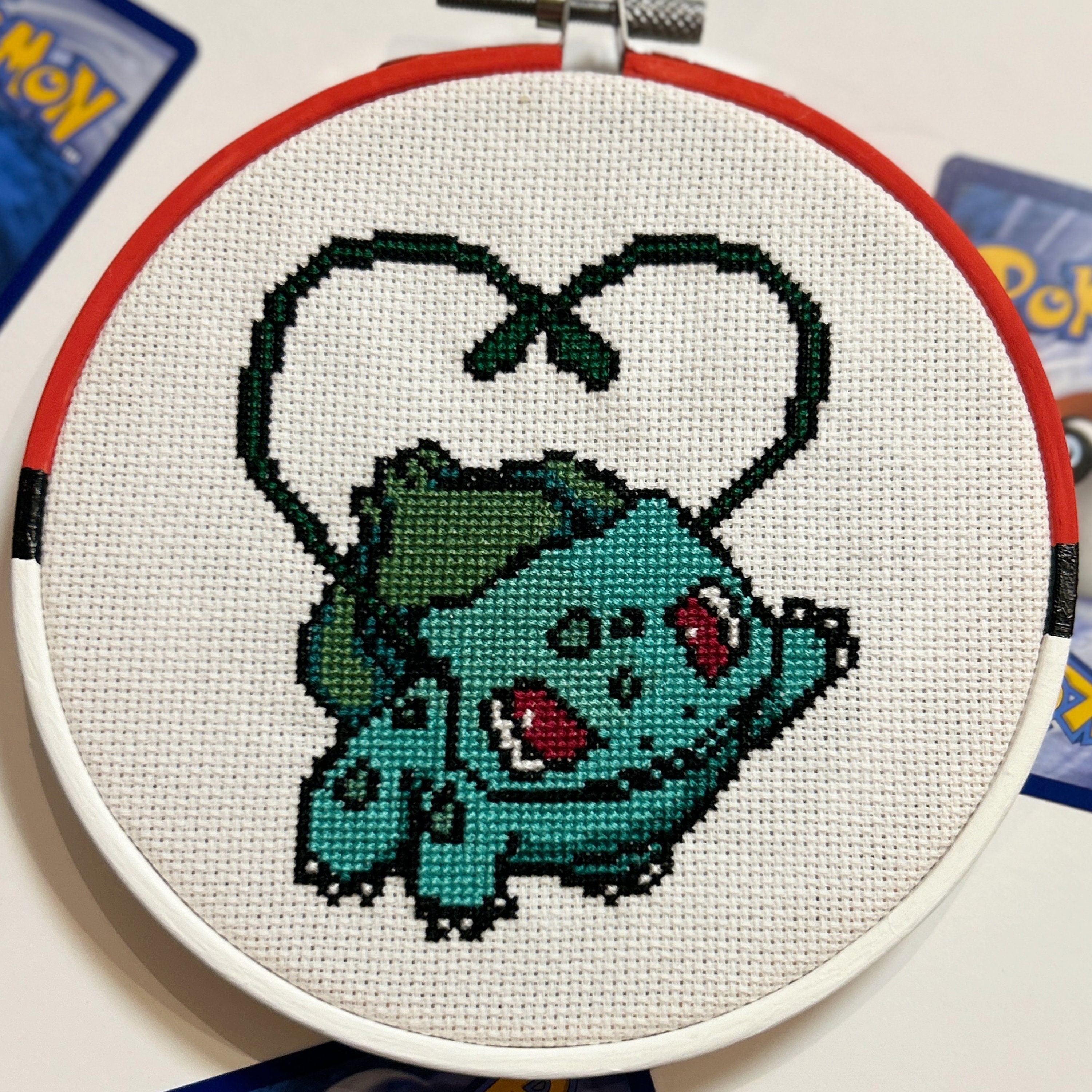 Bulbasaur Cross Stitch Pattern - Pokemon PDF Instant Download - Etsy