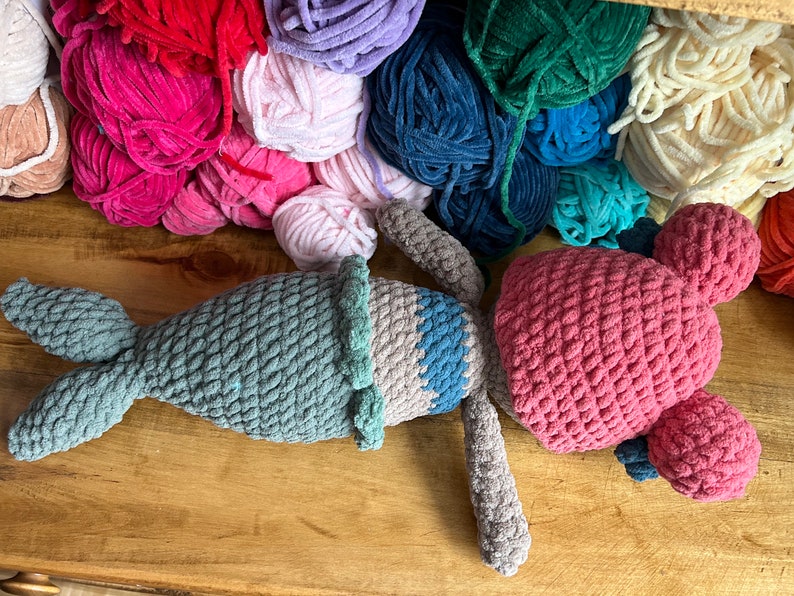 Mermaid Crochet Doll, Stuffed Plushie, Handmade Plush Fantasy Sirena ...