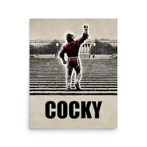 Cocky Poster Gamecock Wall Art - Etsy