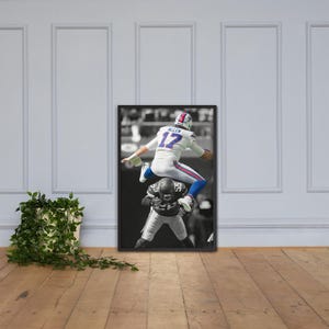 Josh Allen Inspired Poster PNG, Football Poster, Josh Allen Print - Etsy