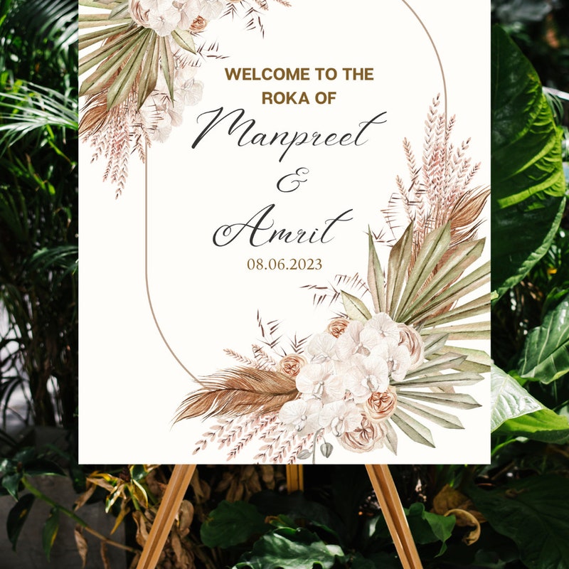 Punjabi Roka Template - Etsy UK