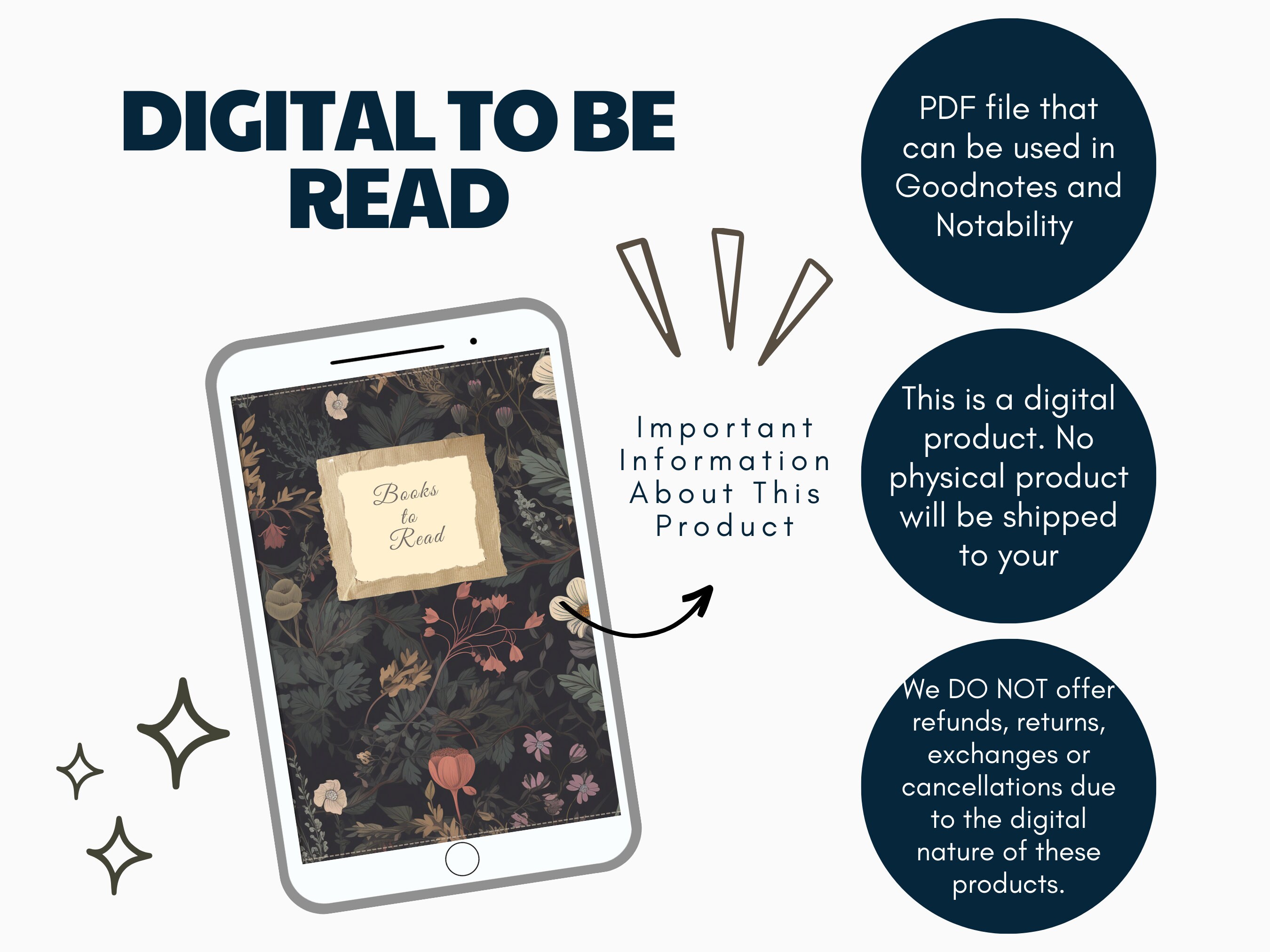 Digital Reading Journal, Digital Reading Planner, Reading Digital ...