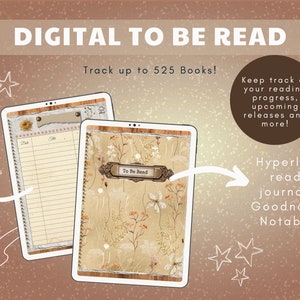 Digital Reading Journal, Digital Reading Planner, Reading Digital ...