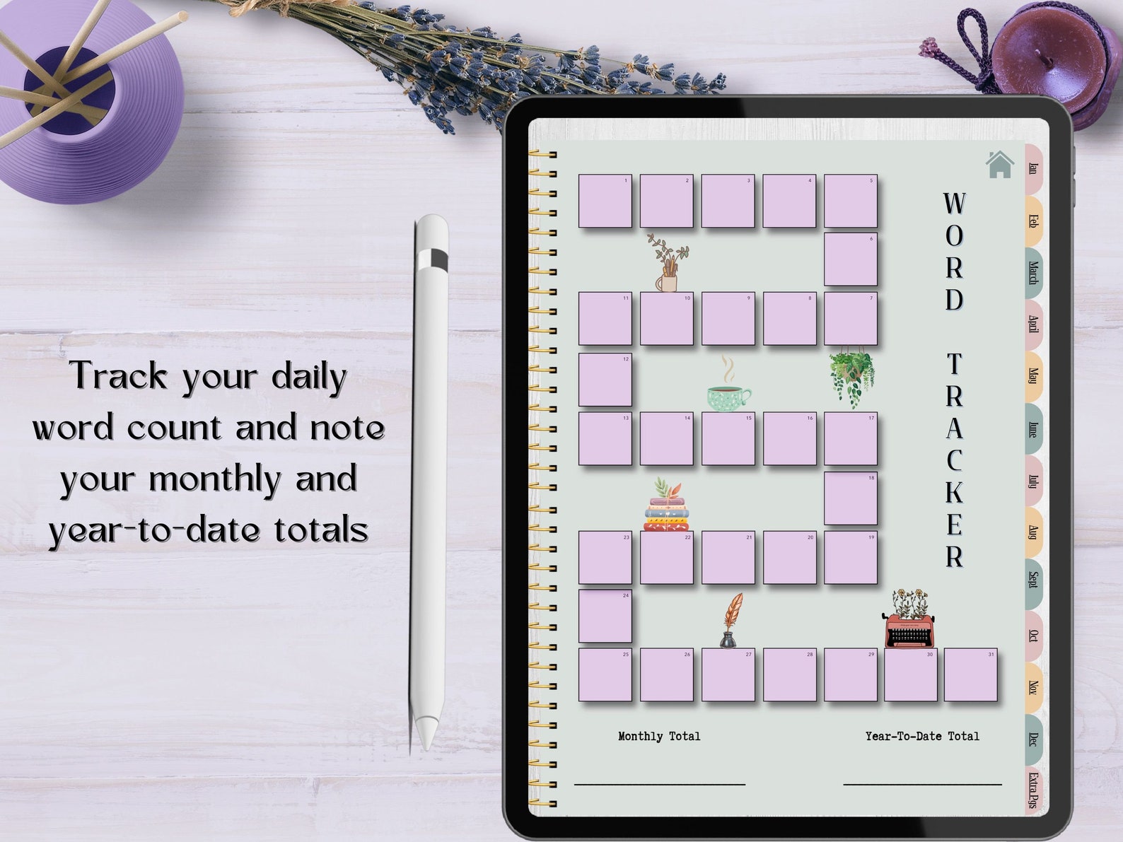 Writing Planner for Author, Goodnotes Planner for Writers, Digital ...