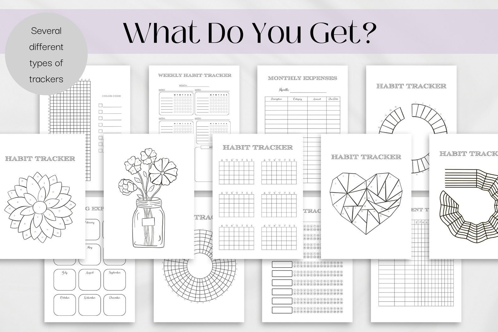 Ultimate Printable Yearly Planner, US Letter ,A4, A5, Happy Planner ...