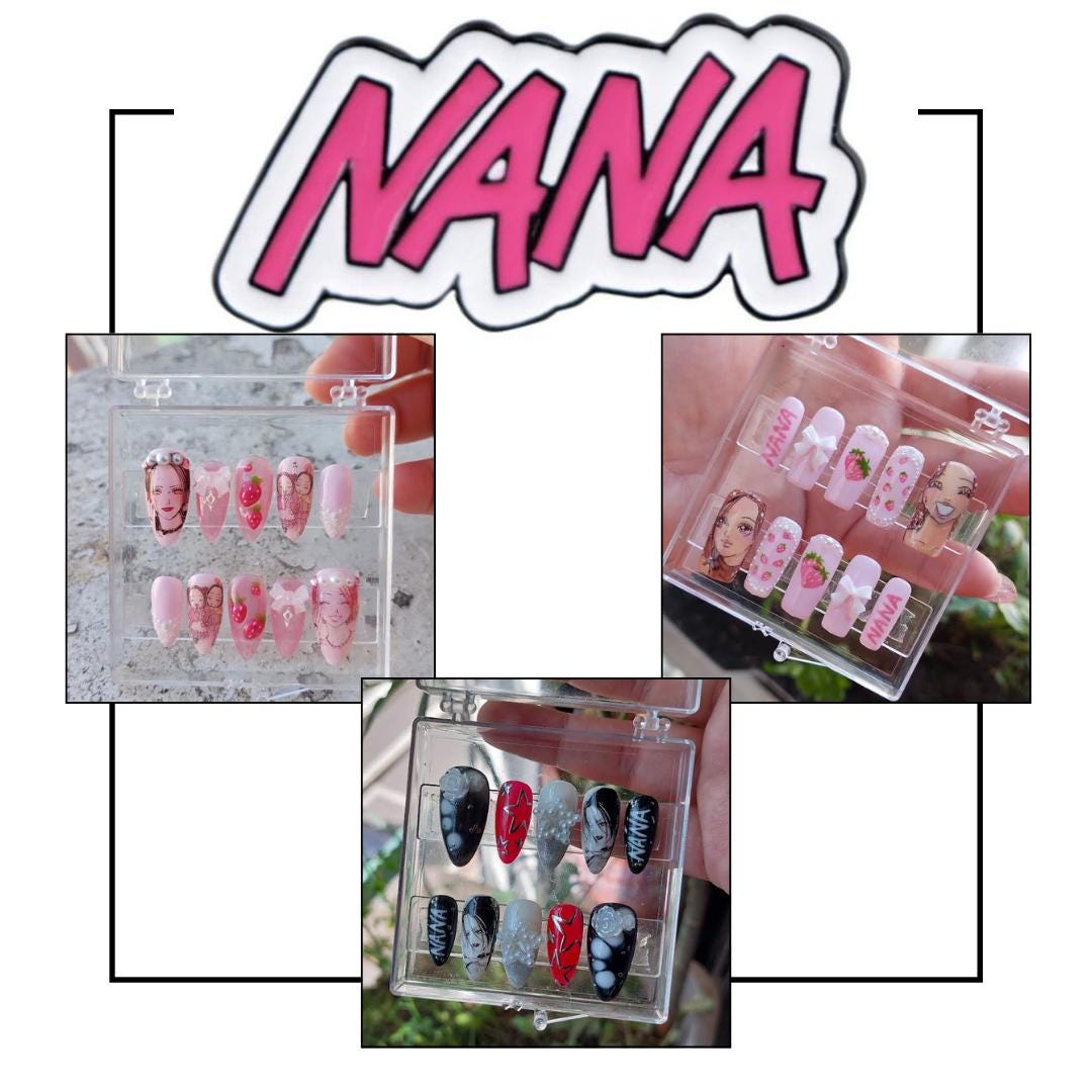Nana and Hachi Nails Anime Nails Press on Nails - Etsy UK
