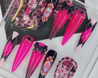 Clawdeen Monster High Press on Nails - Etsy