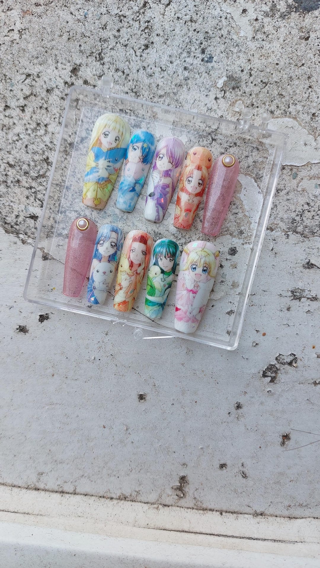 Pichi Pichi Pitch Nails | Mermaid Melody | Press on Nails | - Etsy