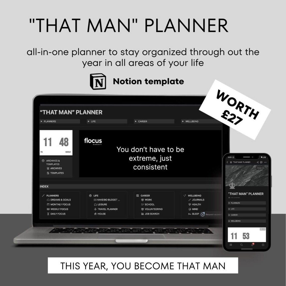 That Man Life Planner - Etsy