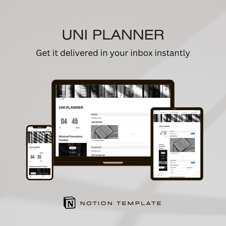 Uni Planner Notion Template - Etsy