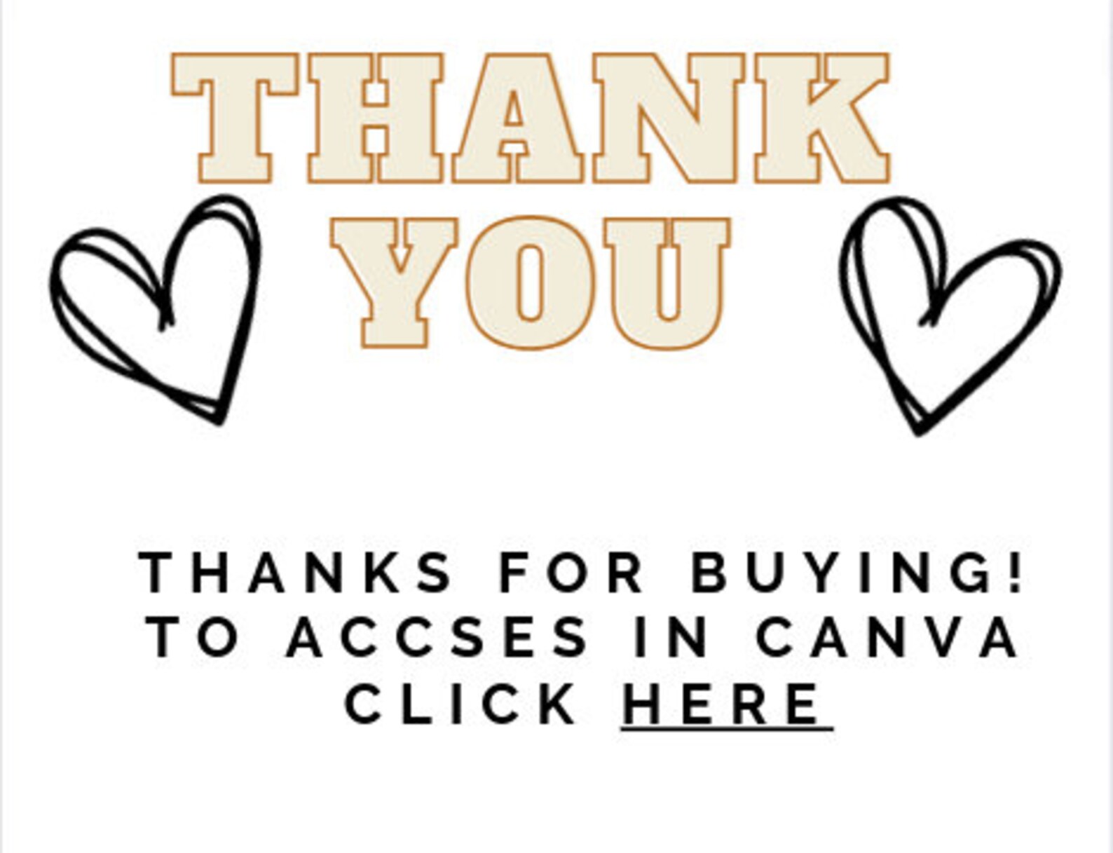 Cute Gift Certificate Template for Canva - Etsy