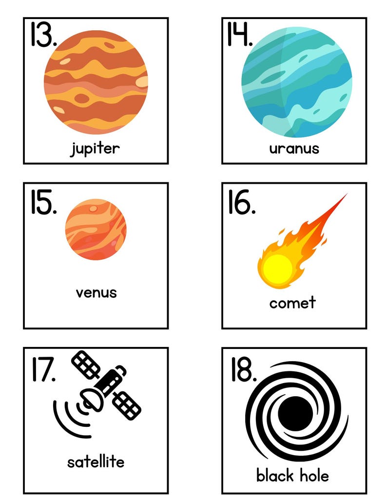 Space Write the Room Activity: Pre-k Handwriting Practice (printable ...