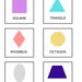 Shape Cards, Elementary Shape Matching, 2-D Shape Center Activity ...