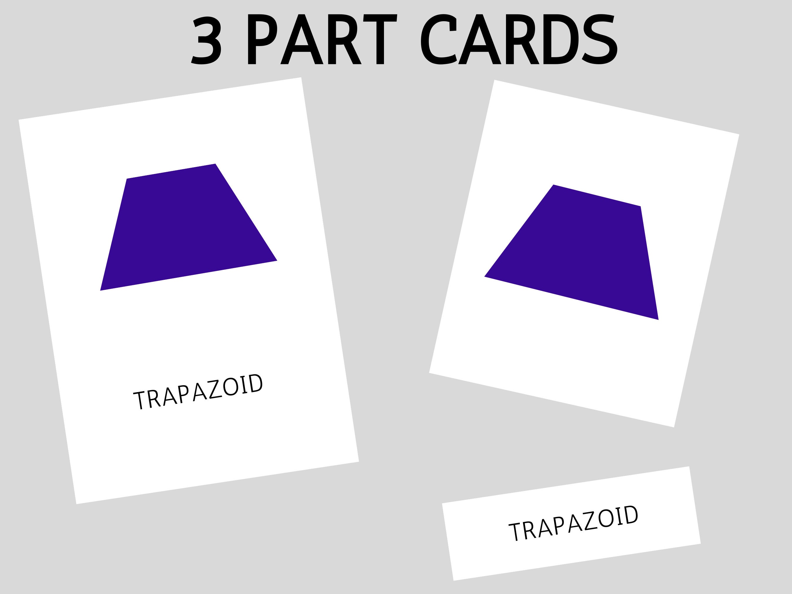 Shape Matching Cards: Elementary Geometry Activity (digital Download ...