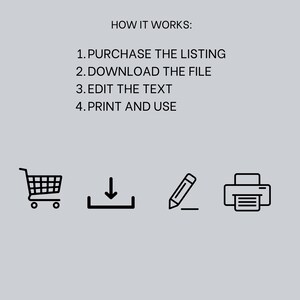 EDITABLE Morning and Evening Routine Chart, Visual Schedule ...