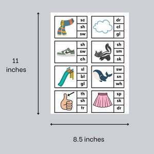 Blends and Diagraph Bundle, Alphabet Montessori, Alphabet Chart, Guide ...