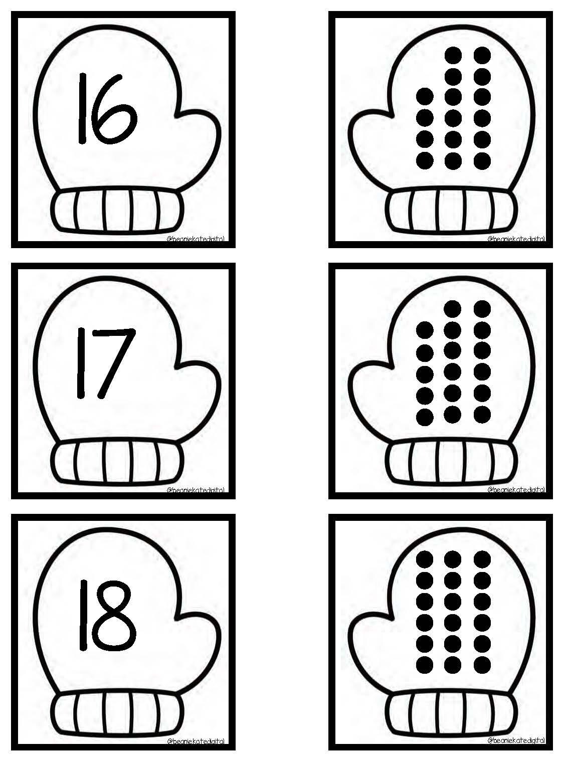 Number Matching Activity, Number Matching, Math Center Activity, Small ...