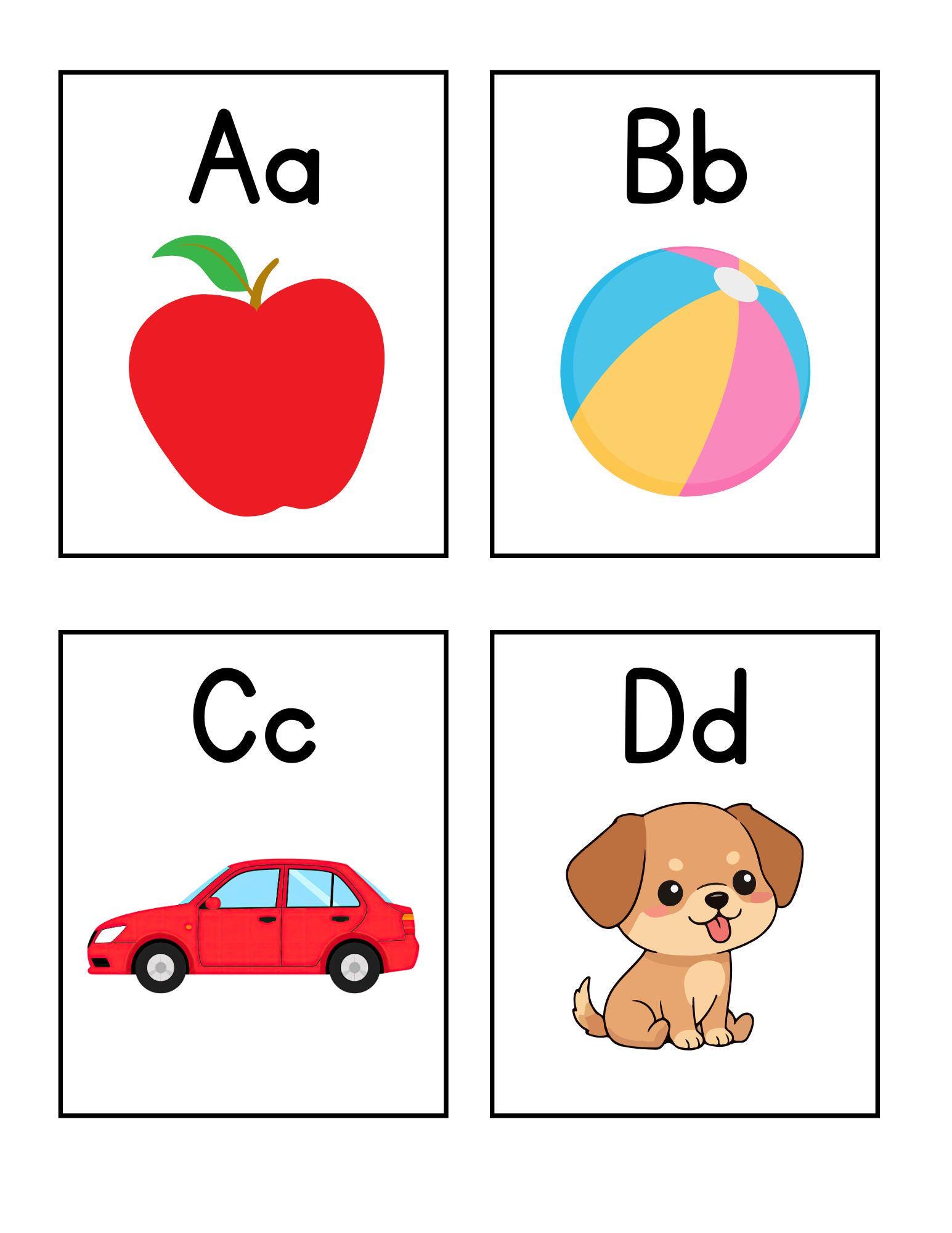 Alphabet Cards: Phonics, Letter Sounds - Etsy