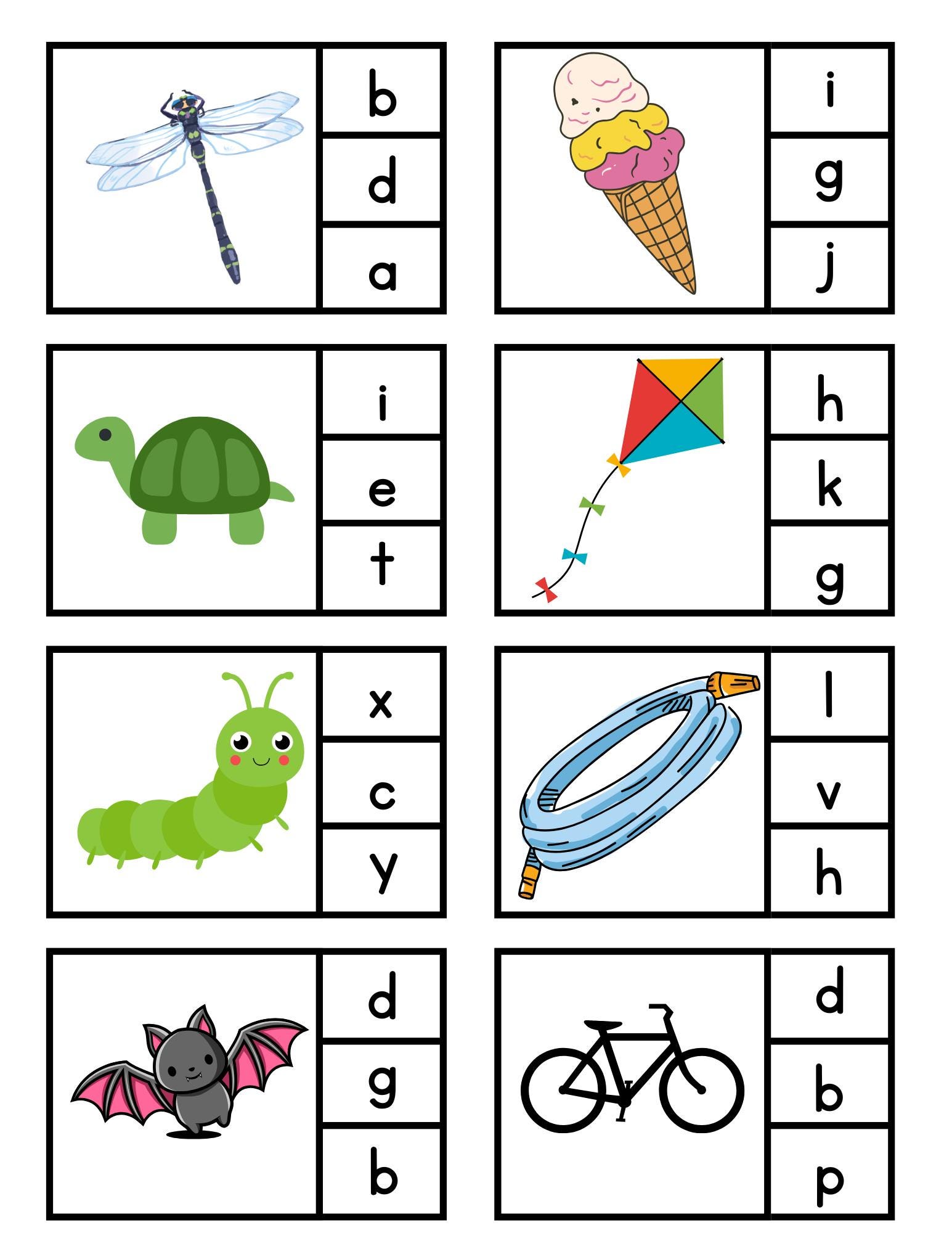 Phonemic Awareness Cards, Speech and Beginning Sounds Activity ...