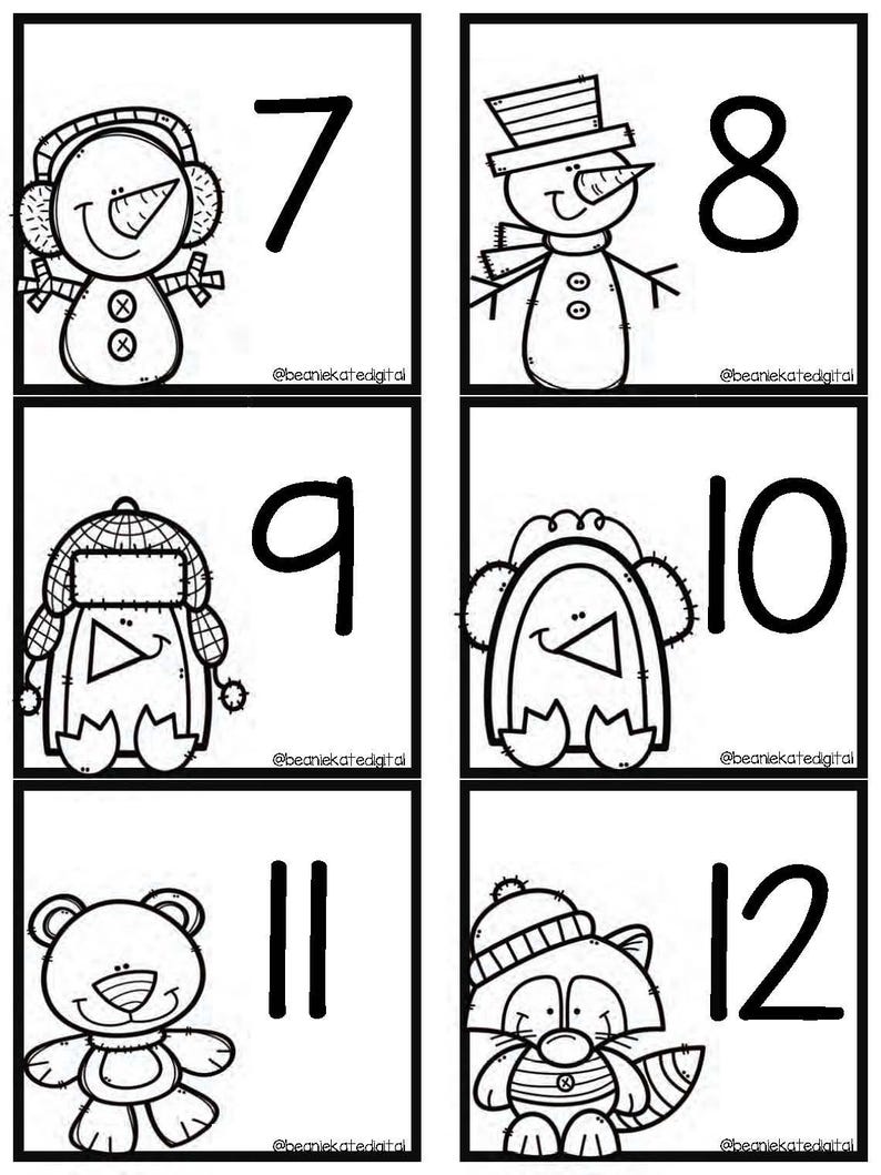 Number Matching Activity, Number Matching, Math Center Activity, Small ...