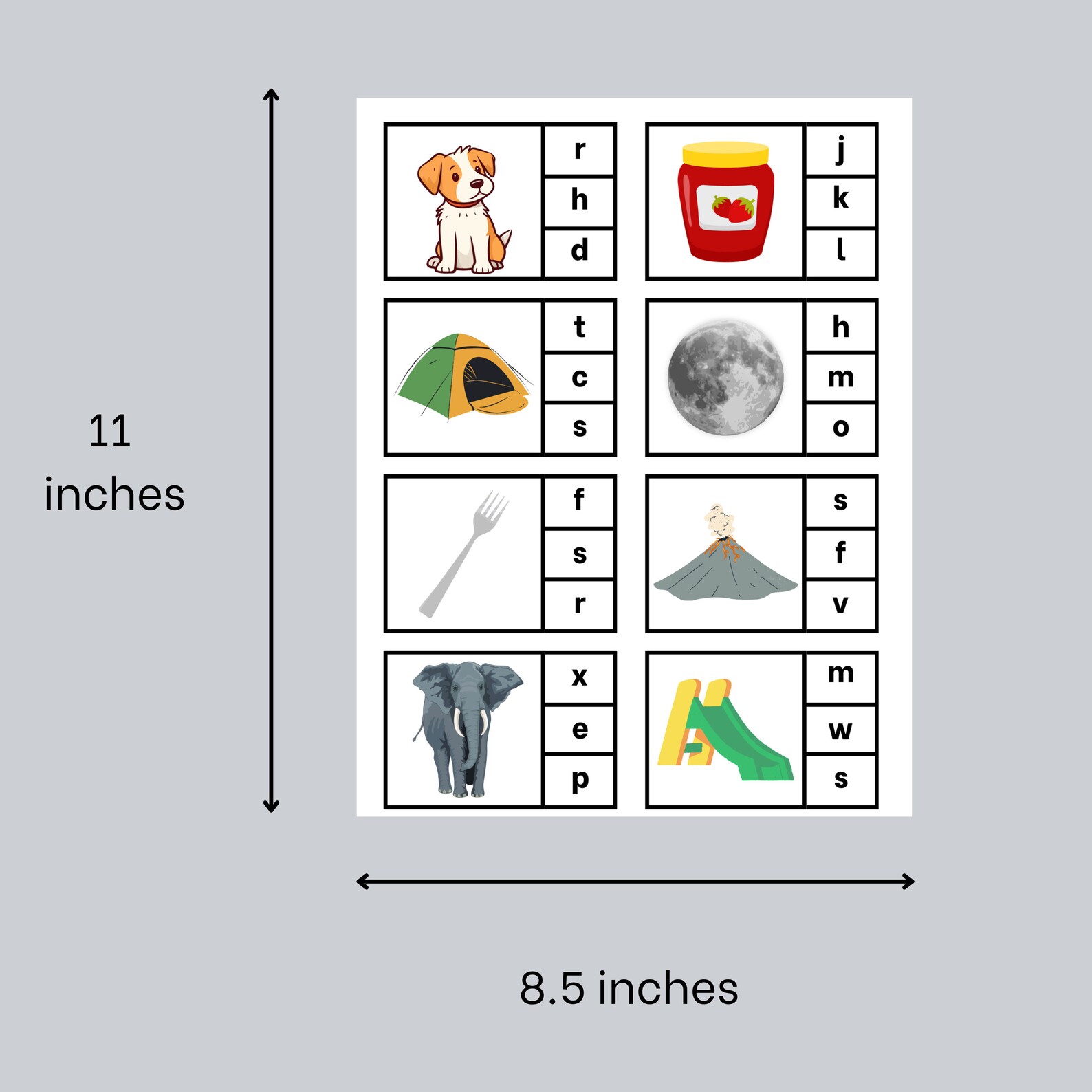 Beginning Letter Sounds Elementary Phonics Beginning Sounds Activity ...
