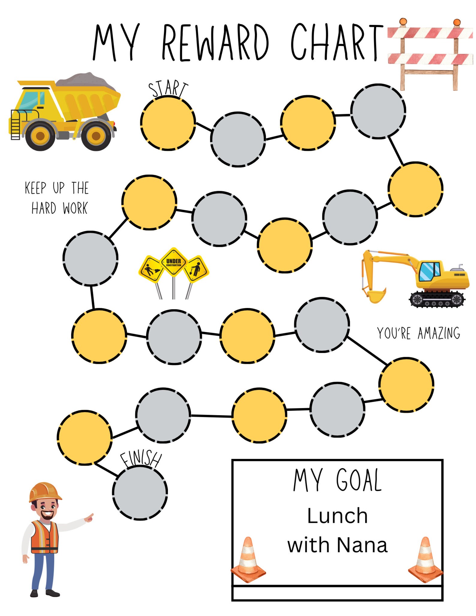 Chore Chart Motivational Chart for Kids Reward Chart for Boys Behavior ...