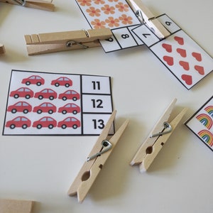 Math Clip Cards: Montessori Number Sense Activity (digital Download) - Etsy