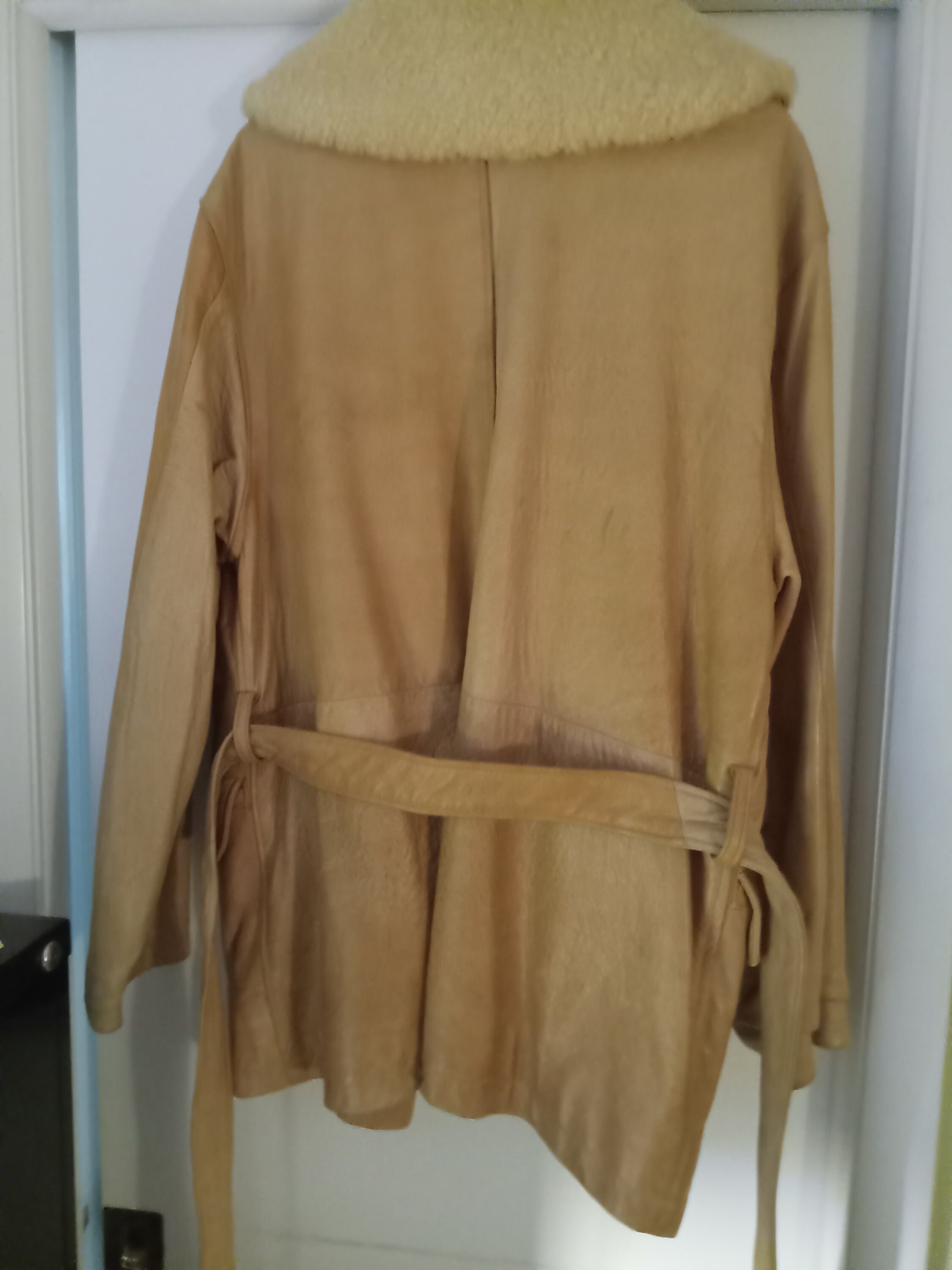 Cattlemen's Sheepskin Mid-length Lambswool Coat. Original Handmade ...