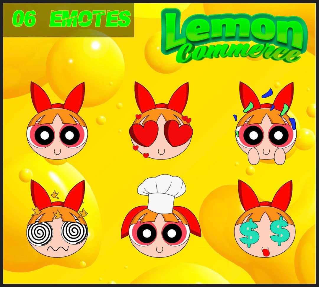 Exclusive Set of 6 Adorable Power Girls Character Emotes - Perfect for ...