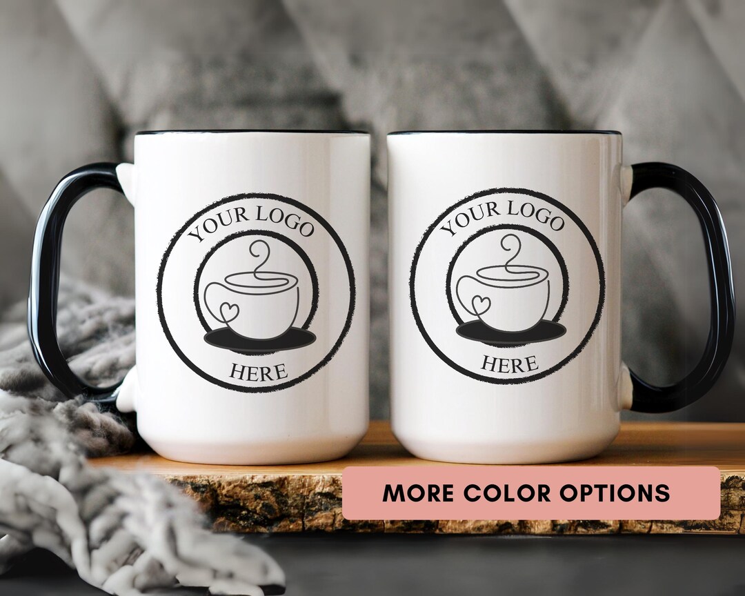 Custom Mug With Logo, Custom Logo Mug, Custom Bulk Mug, Custom Logo ...