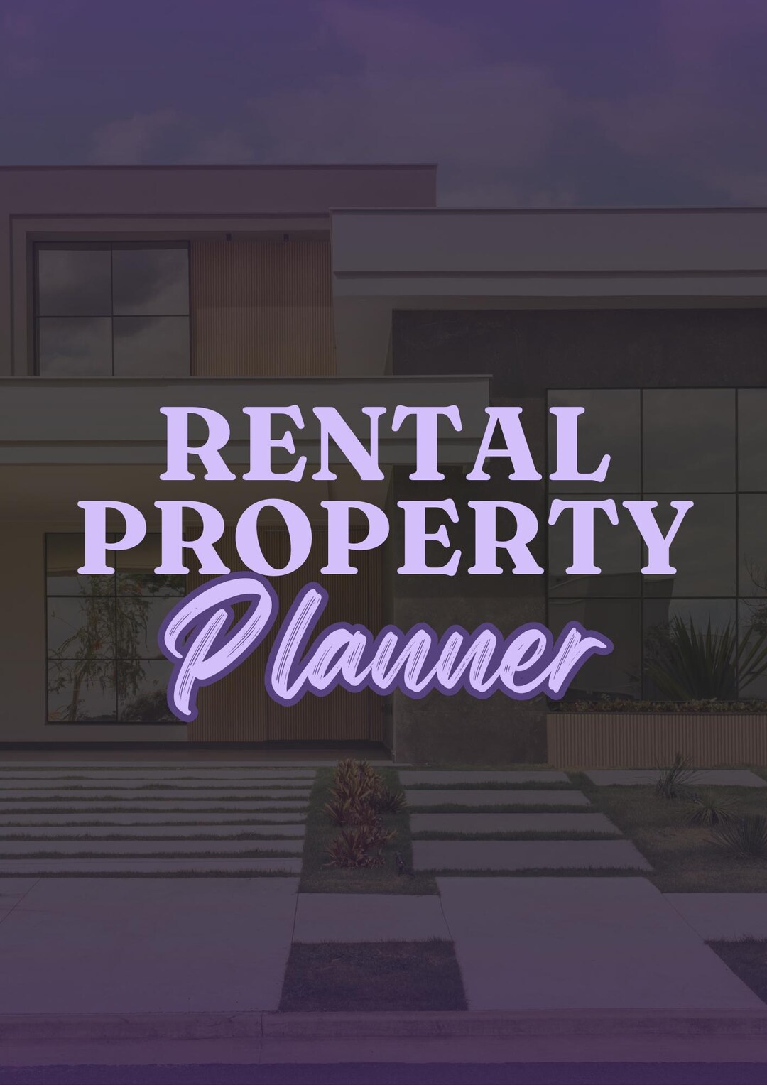 Rental Property Planner, PLR, Canva Design, Pdf, Digital Print, Real ...