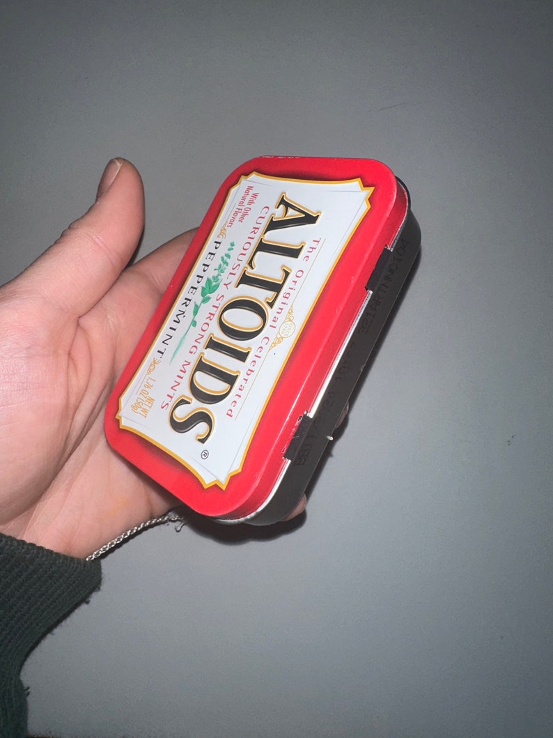 Trinket Box From Recycled Altoids Tin/ Vintage Voyage - Etsy