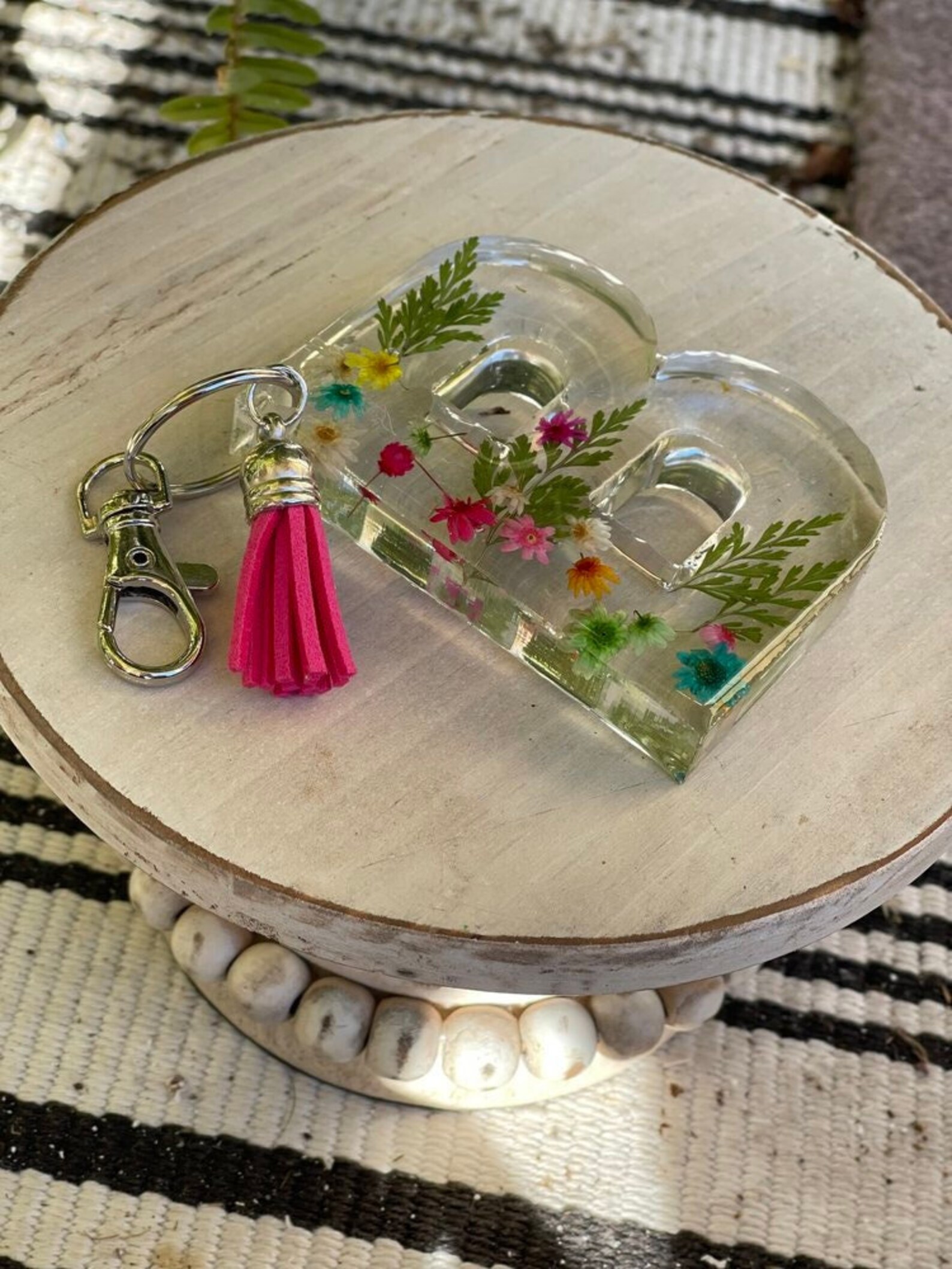 Letter B Keychain - Etsy