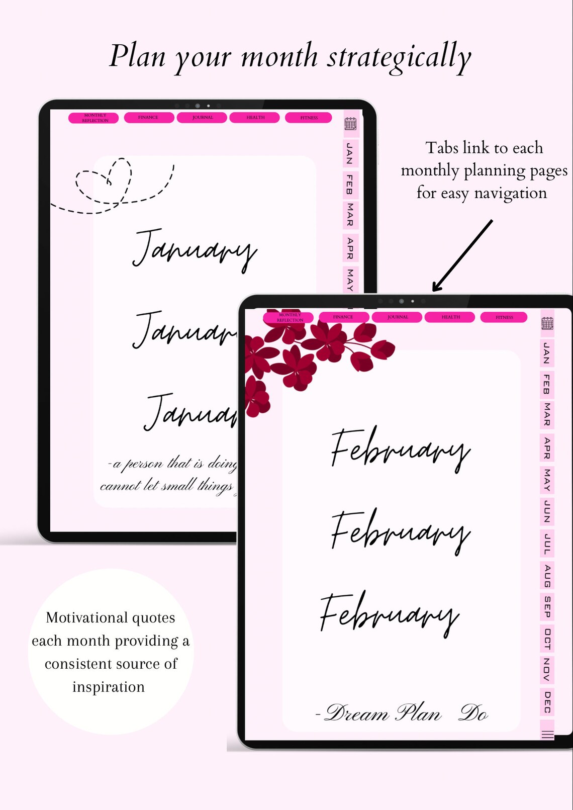 Reinvent Planner Undated, Digital Planner, Goodnotes Planner, iPad ...