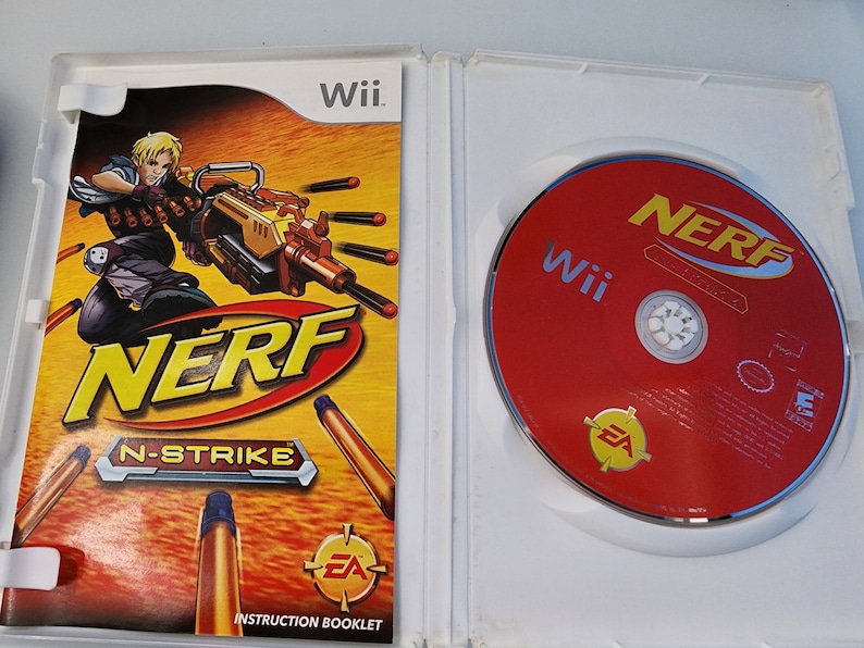 Nerf N-strike (nintendo Wii) Complete in Box (CIB) - Etsy