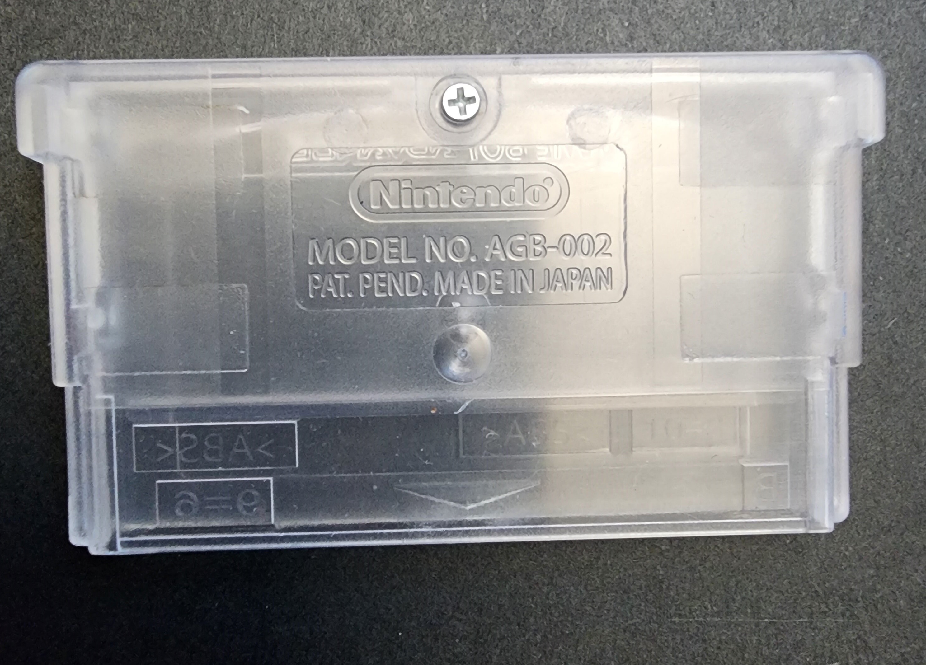 NEW Game Boy Advance GBA Clear Replacement Cartridge Shell - Etsy