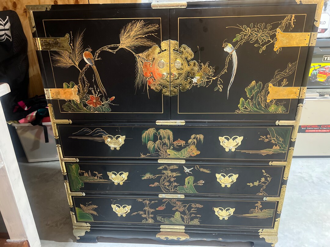 Vintage Tansu Korean Drawers - Etsy