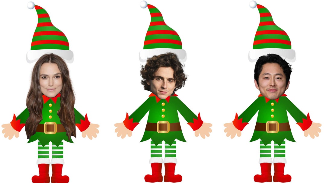 Printable Cutout Custom Elf - Etsy