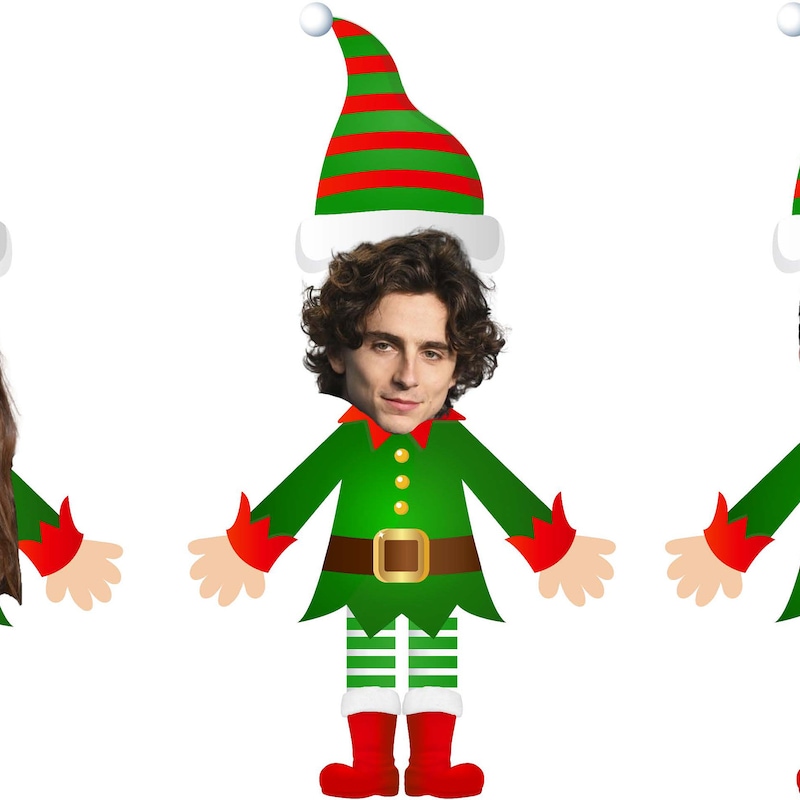 Elf Cut Outs With Photos - Etsy