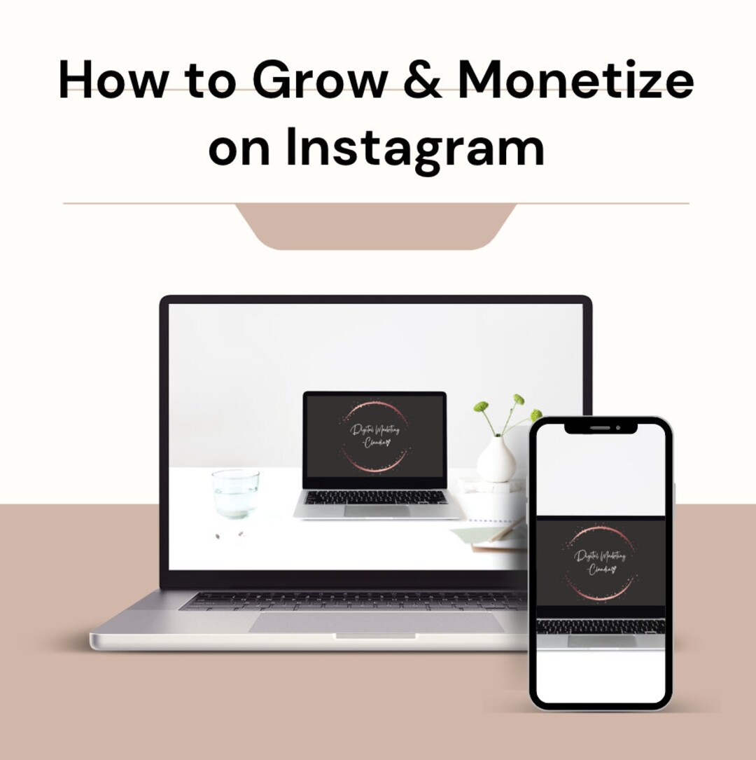 How to Grow & Monetize on IG With a Motivational Page - Etsy