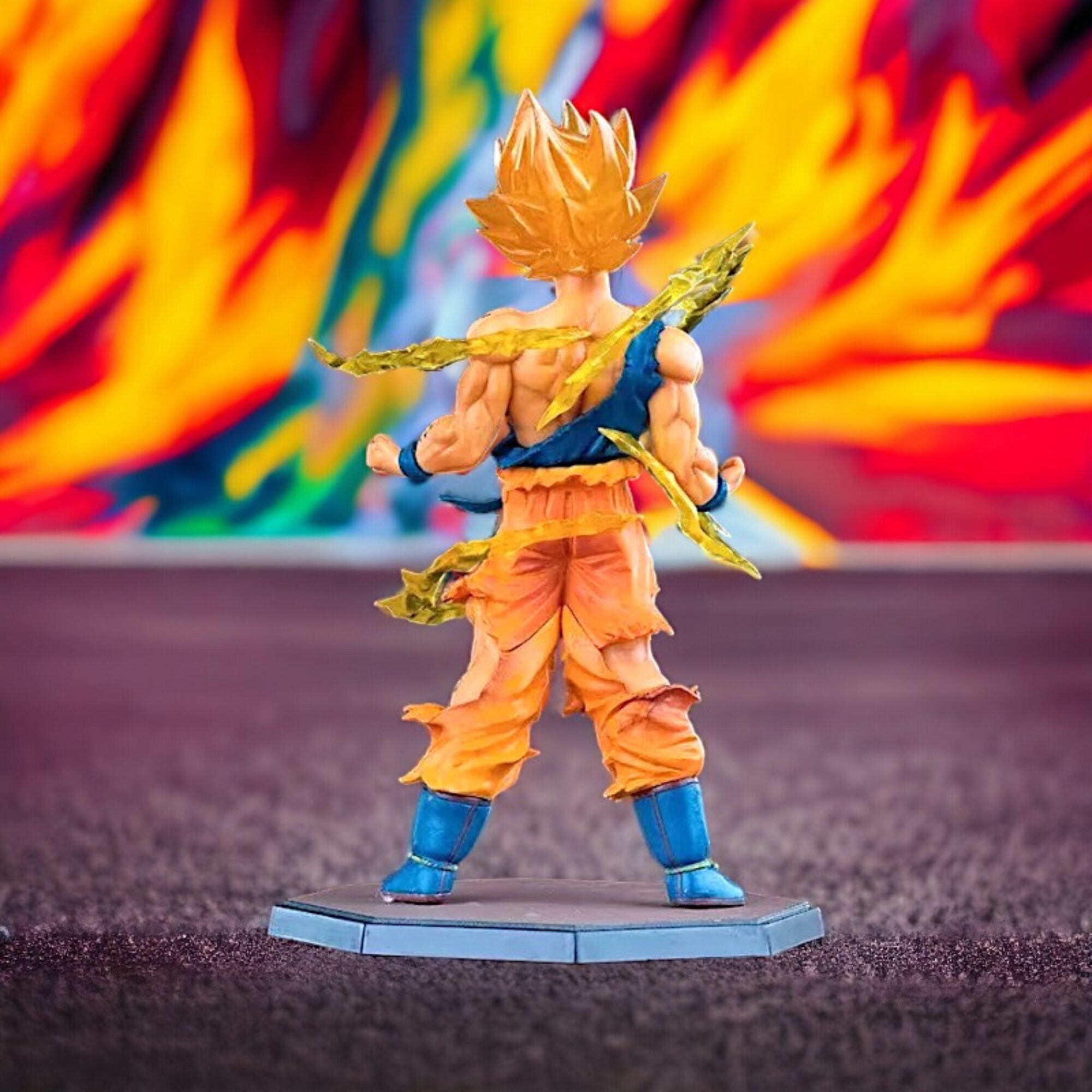 Goku Figurine Statue Dragon Ball Z Pvc Goku Statue Collectible Desktop Decorations Dragon Ball