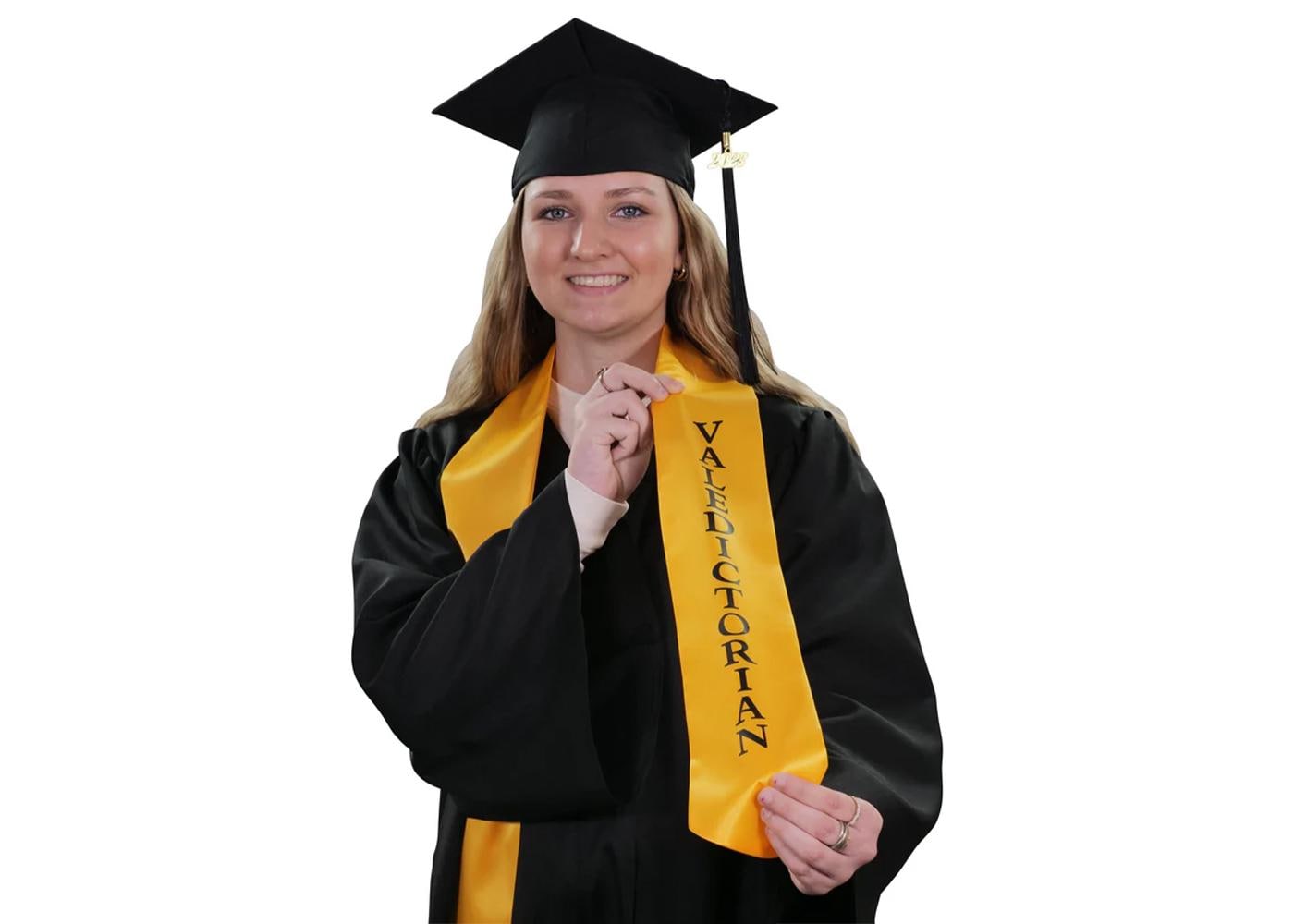 Valedictorian Graduation Stole - 2 Colors Available - Etsy