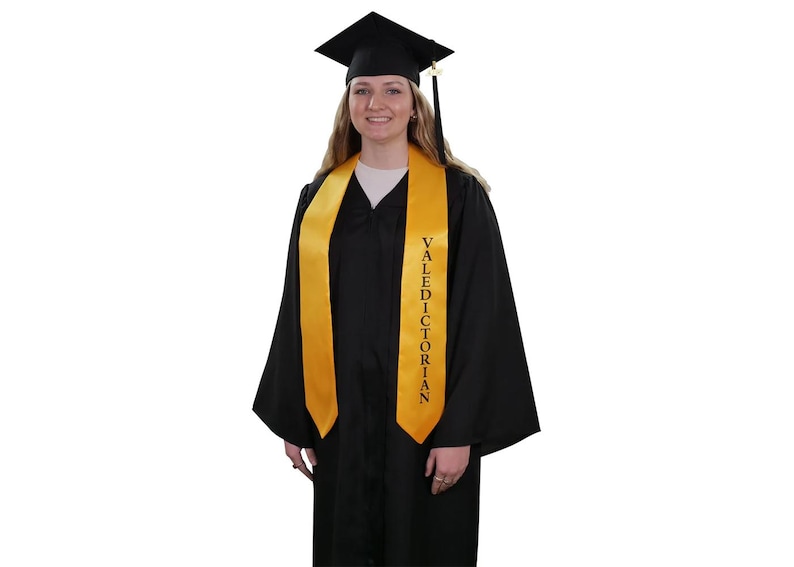 Valedictorian Graduation Stole - 2 Colors Available - Etsy