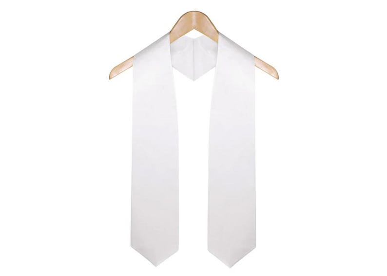 Plain Blank Graduation Stole - Multiple Colors Available - Etsy