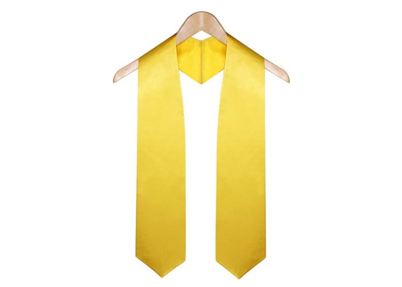 Plain Blank Graduation Stole - Multiple Colors Available - Etsy