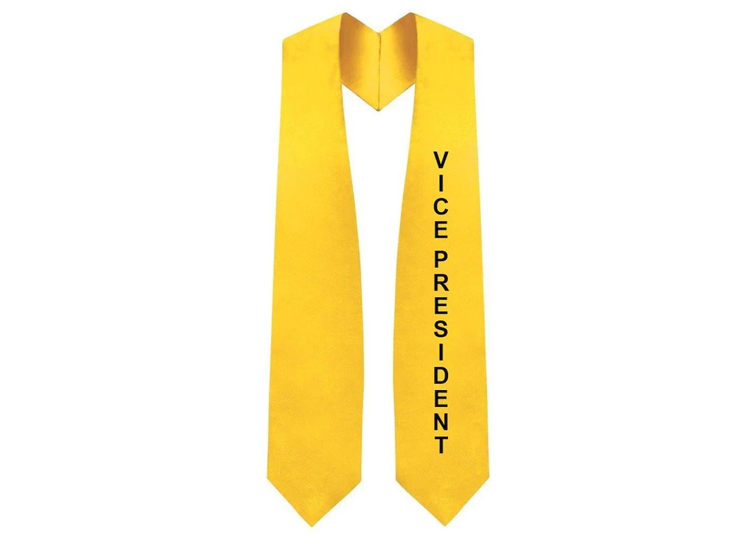 Unisex Class Officer Graduation Stoles, Pointed Class Leadership Stoles ...