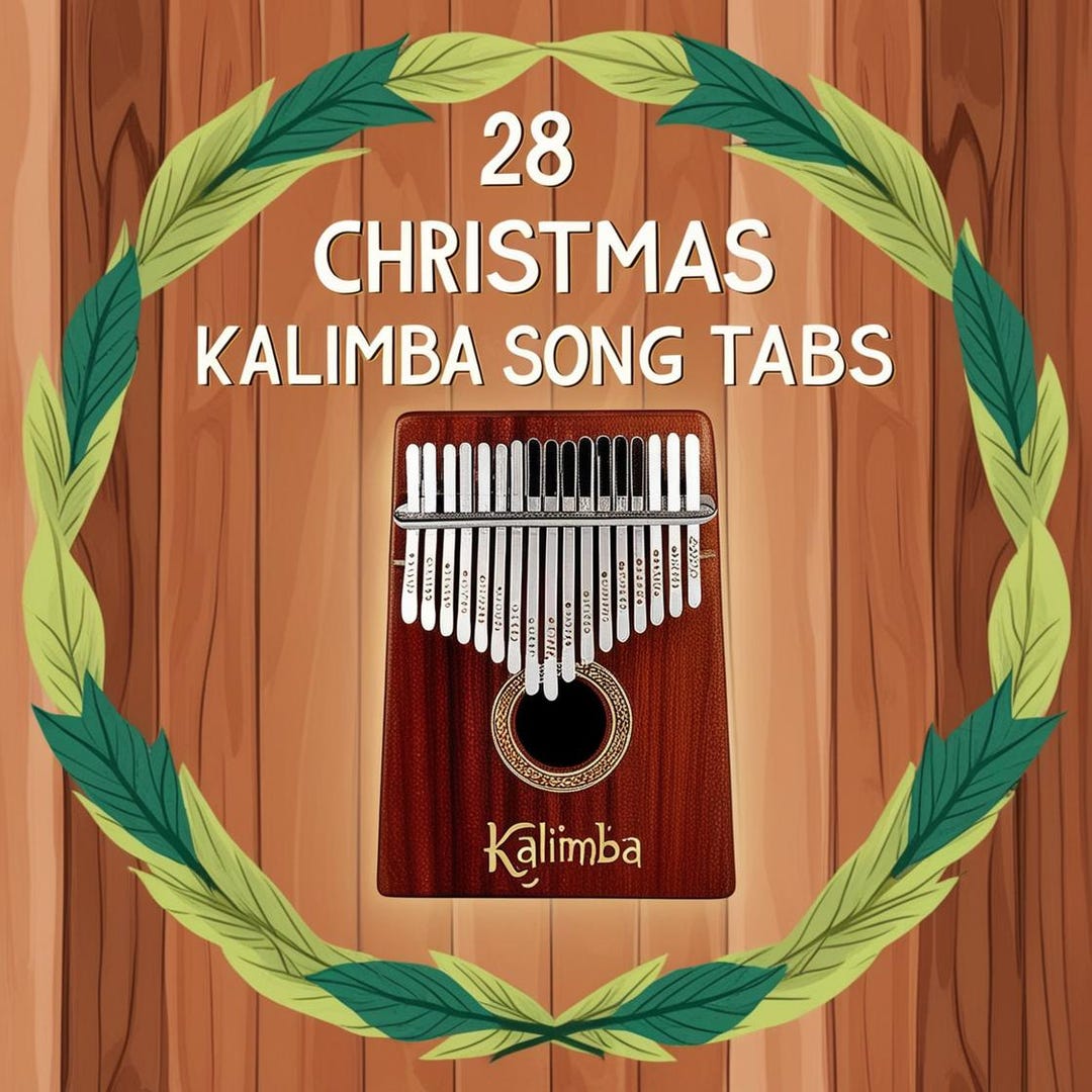 Kalimba "chirstmas 28 Song Kalimba & Thumb Piano EASY Tabs"kalimba Song ...