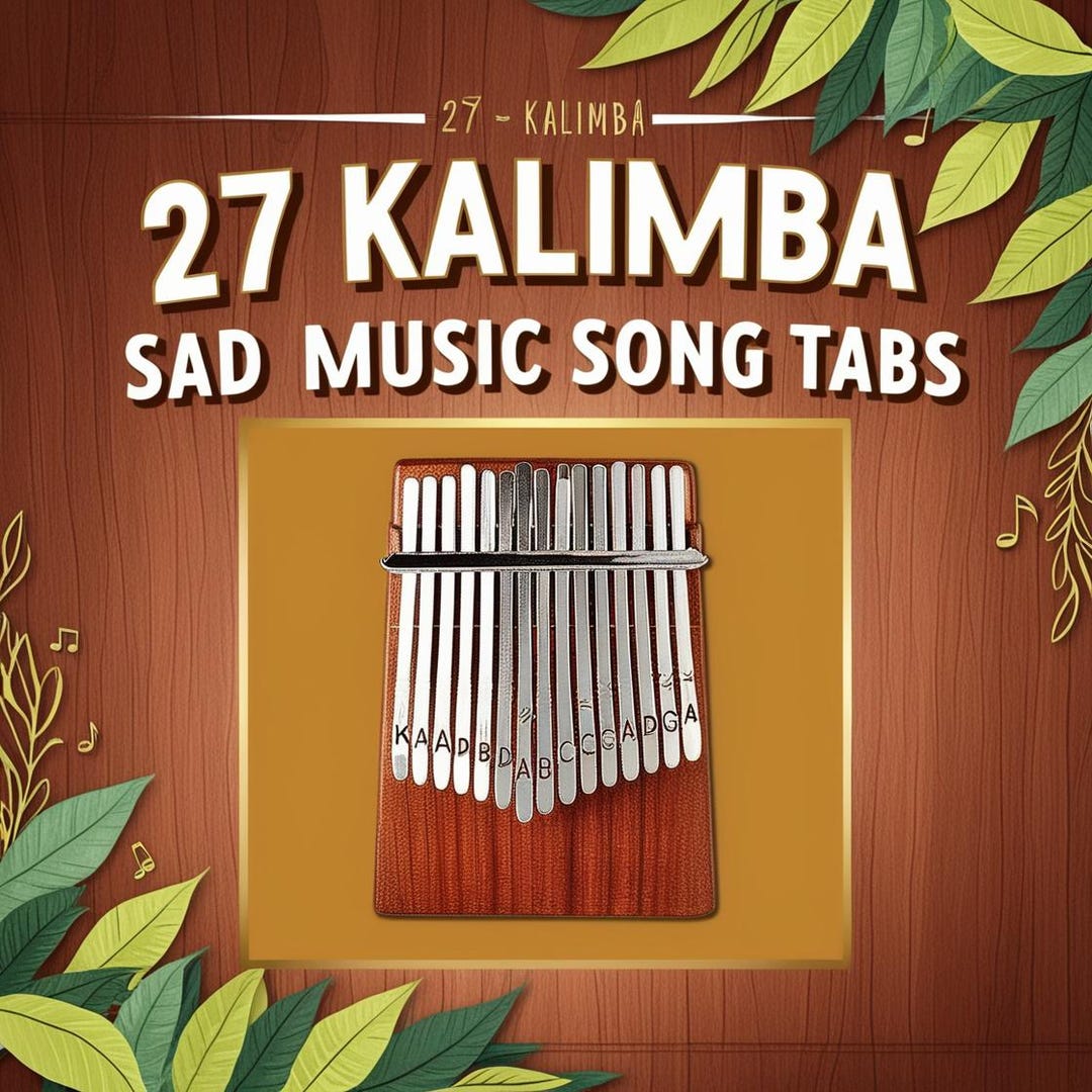 27 Kalimba Song Tabs | Sad Music Printable for Easy Learning & Play - Etsy