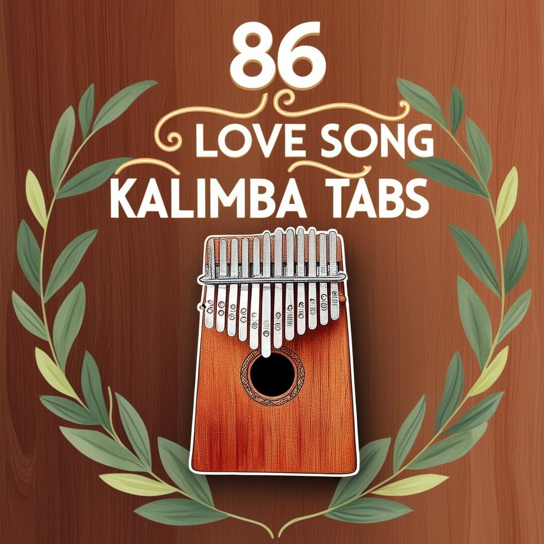 Kalimba 86 Love Song Kalimba & Thumb Piano Tabs Kalimba Song Books ...