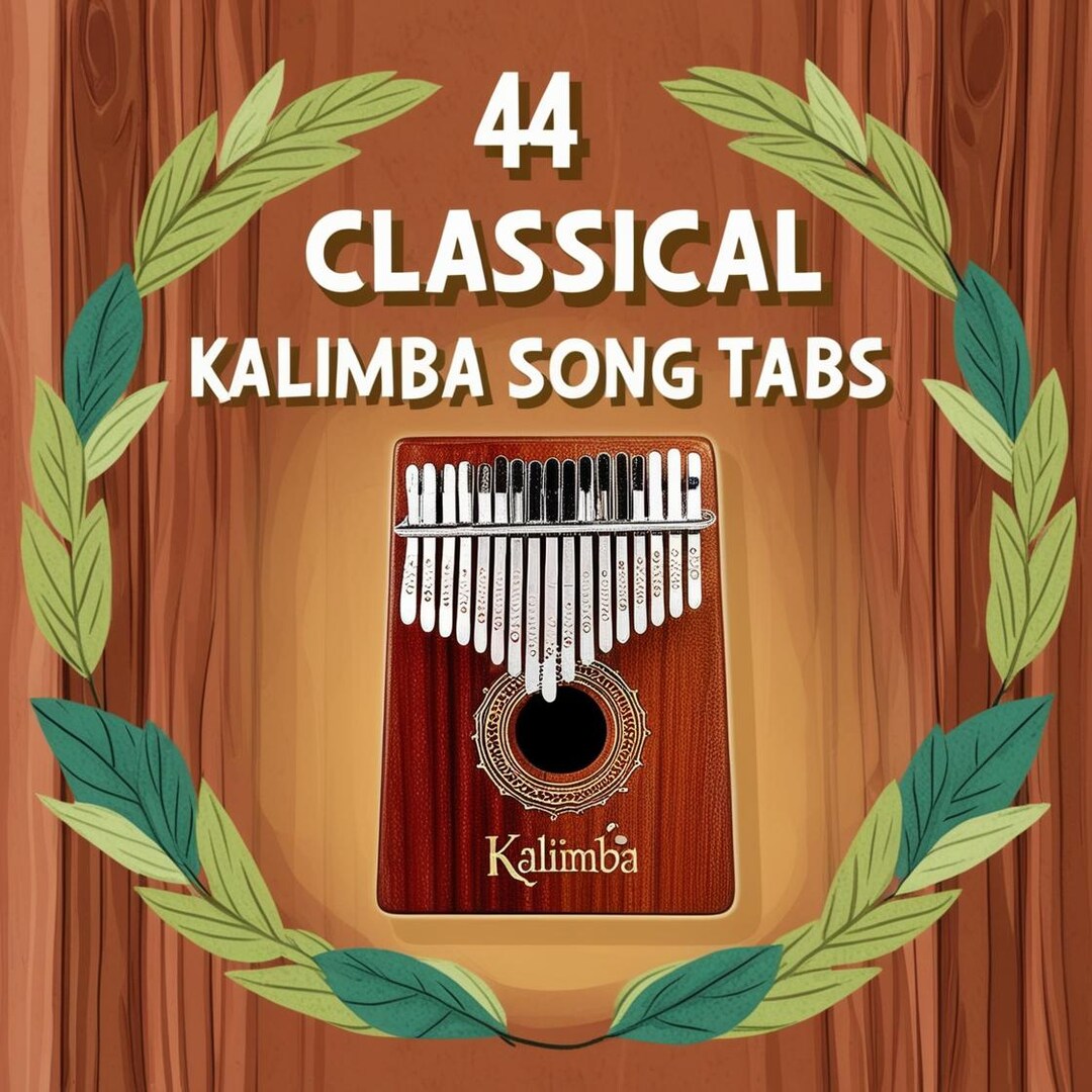 Kalimba 44 Classical Song Kalimba & Thumb Piano Tabs Kalimba Song Books ...